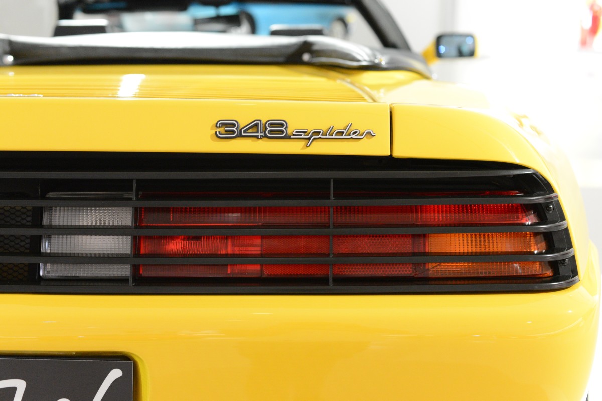 Owner Shows Off Stunning Custom Bagged Ferrari 348 in Sleek Black ...