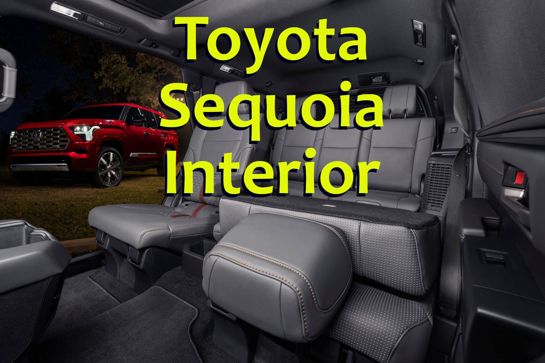 Toyota Sequoia Interior: Complete Guide to the 2024 Cabin - AxleAddict