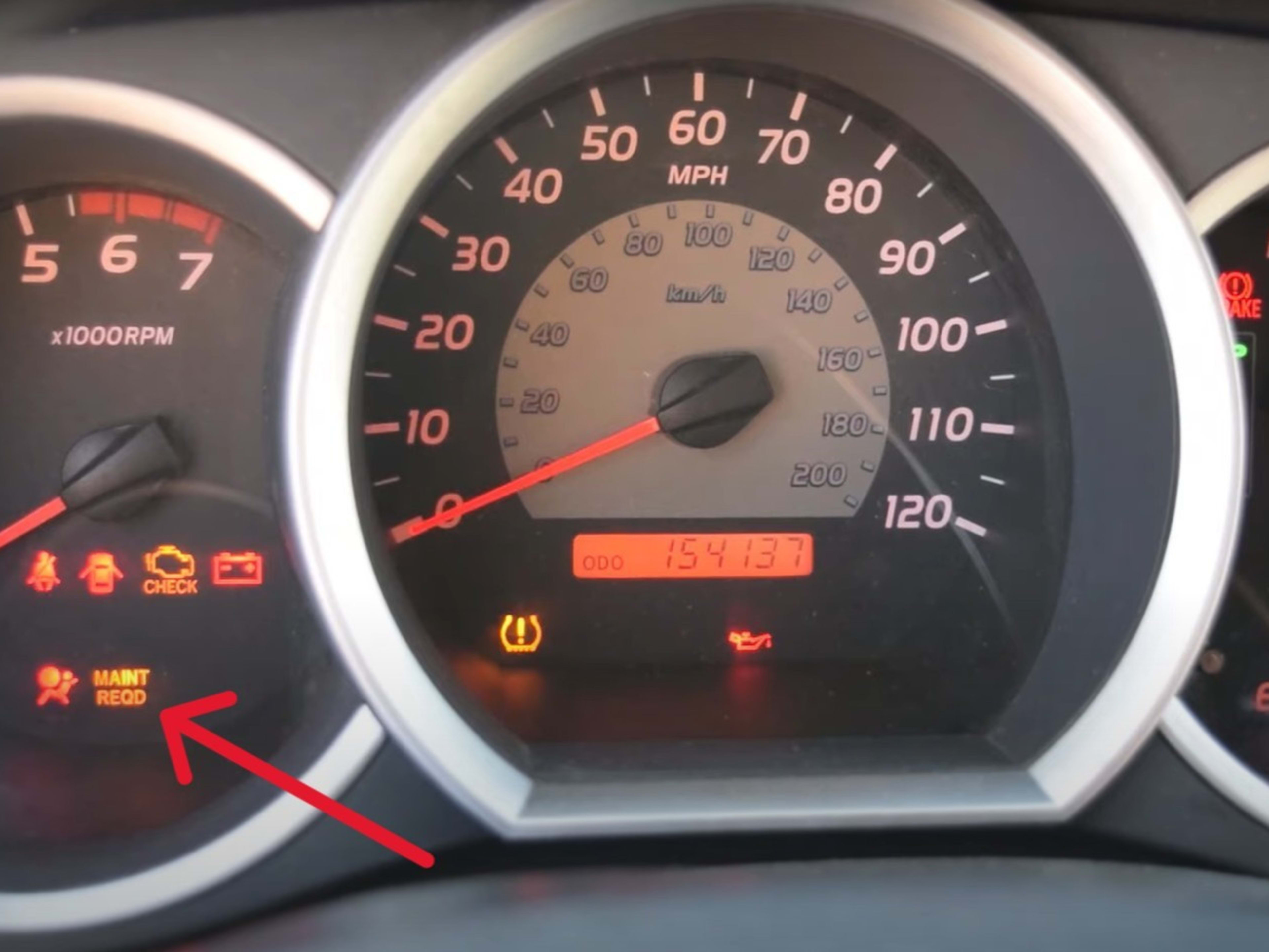 Reset Maintenance Light on Toyota Tacoma (1995–2023 Guide) - AxleAddict