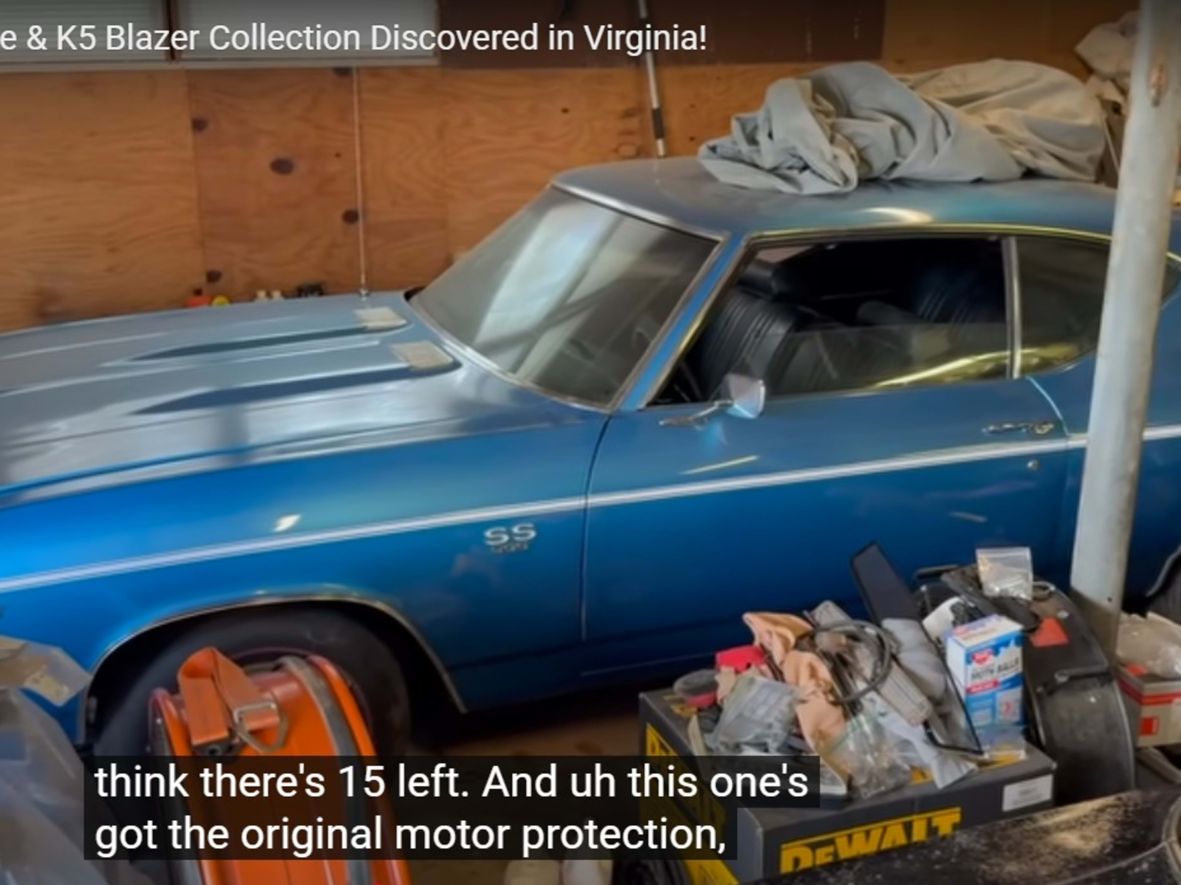 Rare 1969 Chevelle SS 396 L89 Survivor Found in Virginia — One of Just ...