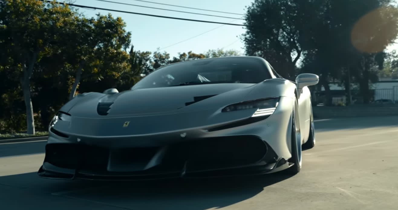 Silver Surfer: RDB LA's Futuristic Ferrari SF90 Reimagined - AxleAddict