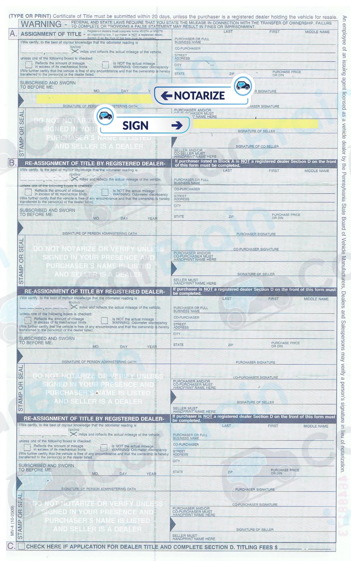 What Does a Car Title Look Like? Examples by State - AxleAddict