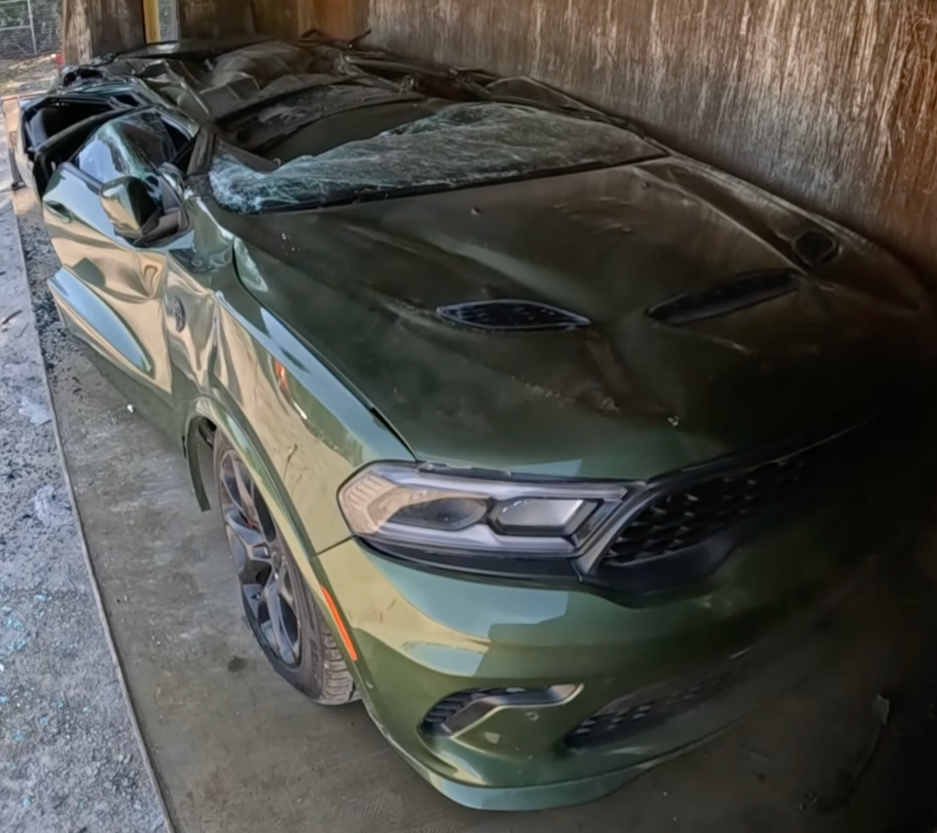 Police Crush Dodge Durango Hellcat to Promote Road Safety - AxleAddict