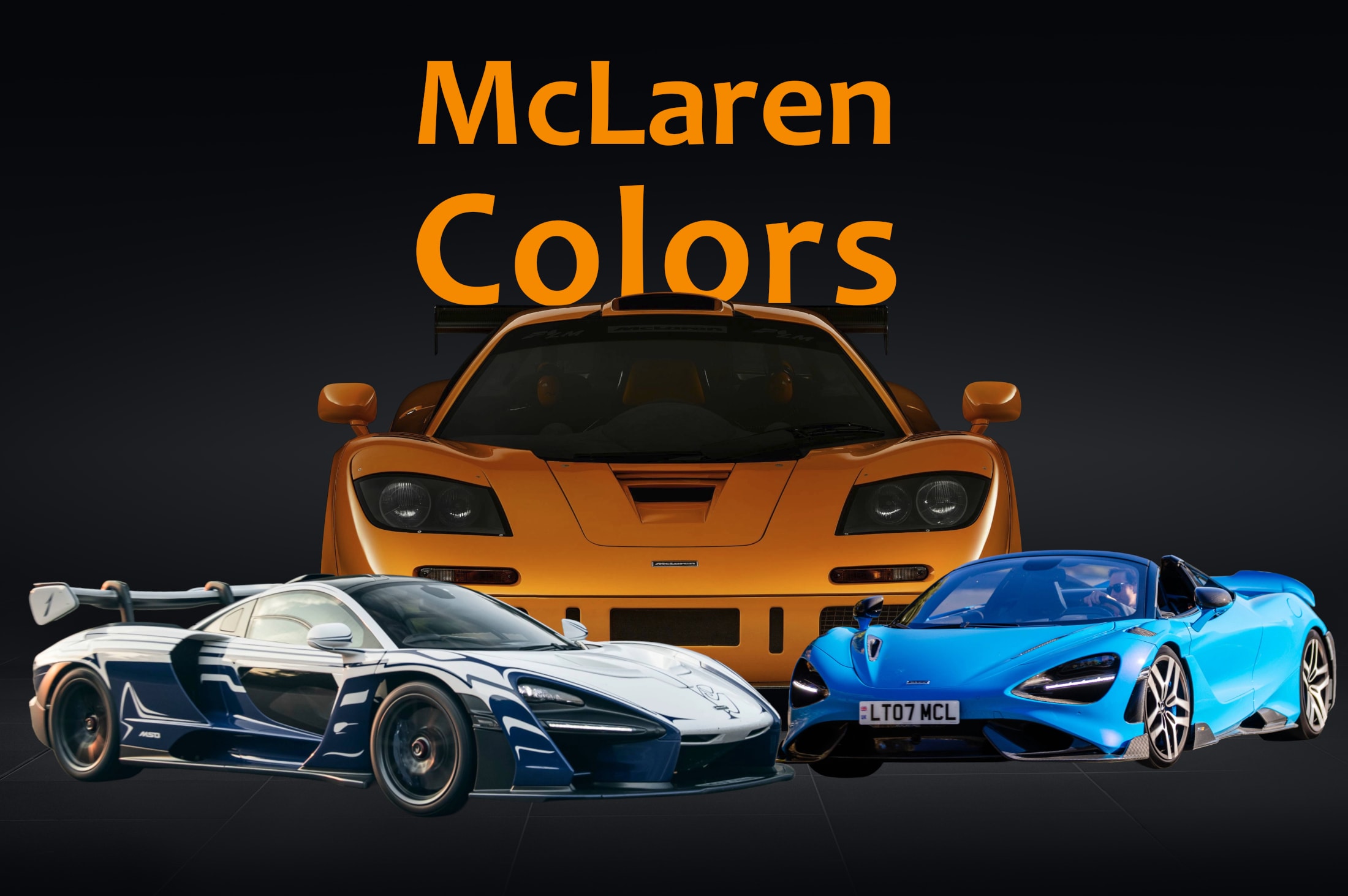 McLaren Colors: The Iconic Paint Shades That Defined the Brand's ...