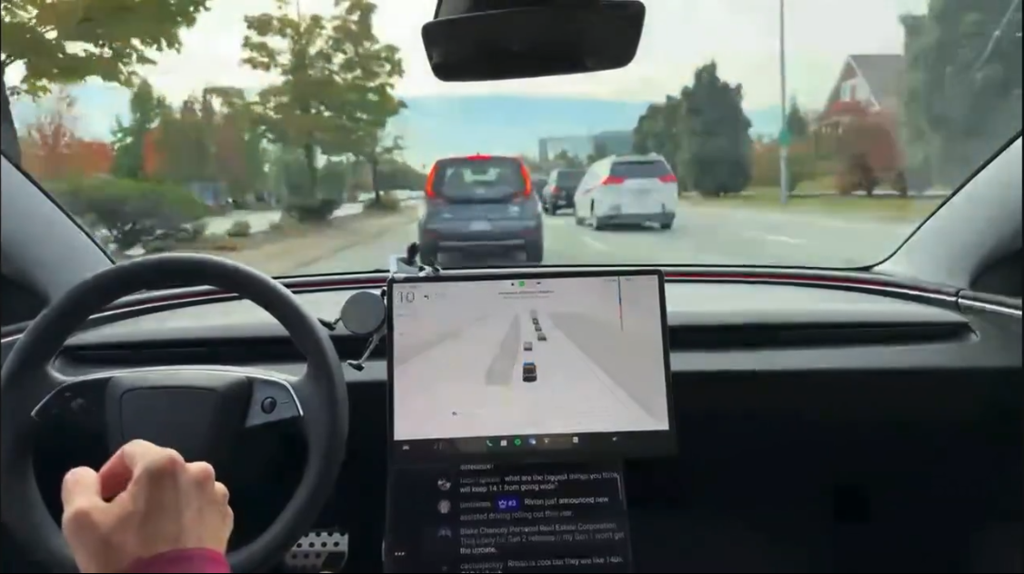 Tesla FSD 14.1 Faces Backlash Over Sudden Braking Issues in Livestream ...